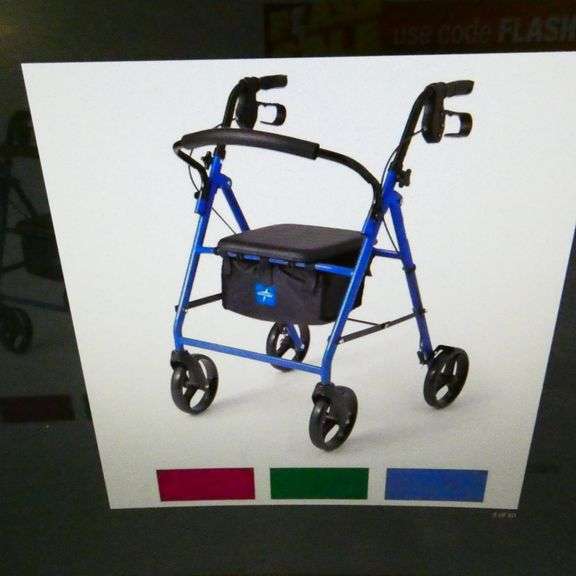 Guardian Basic Steel Rollator, Blue, Looks New! (Oversized) - Rio ...
