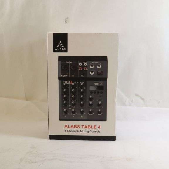 ALABS Table 4 Channels Mixing Console - Rio Grande Trade