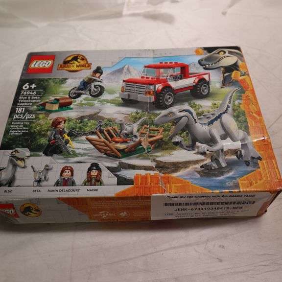 Lego 76946 Jurassic World Dominion Blue&BetaVelociraptor Capture Set ...