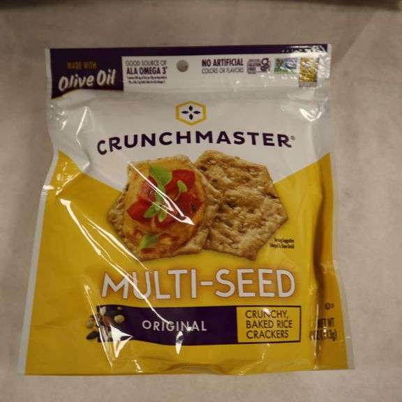 Crunchmaster Gluten-Free Multi Seed Rosemary & Olive Oil Crackers, 4 Oz ...