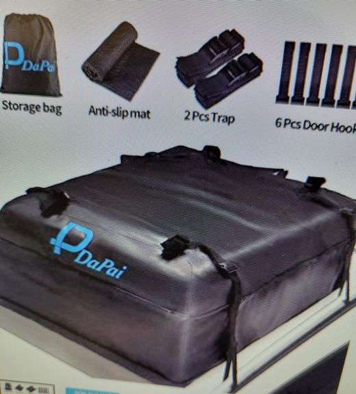 Dapai 15 Cubic Feet Waterproof Roof Bag - Rio Grande Trade