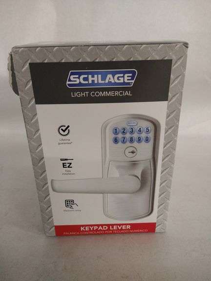 Schlage Light Commercial Keypad Lever - Rio Grande Trade