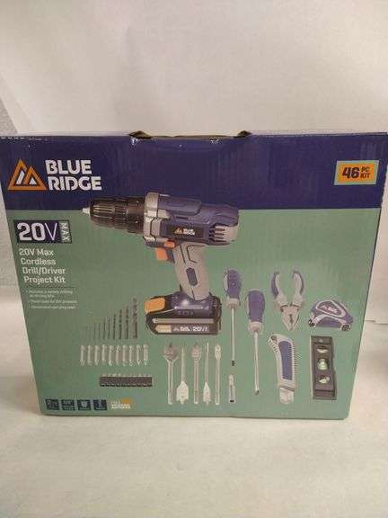 Blue Ridge 20V Max Cordless Drill/Driver Project Kit - Rio Grande Trade