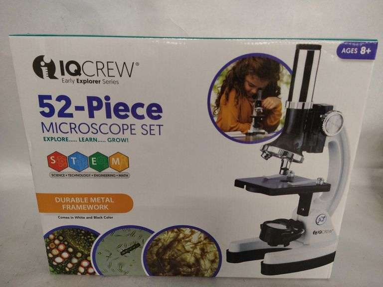 IQ Crew 52-Piece Microscope Set - Rio Grande Trade