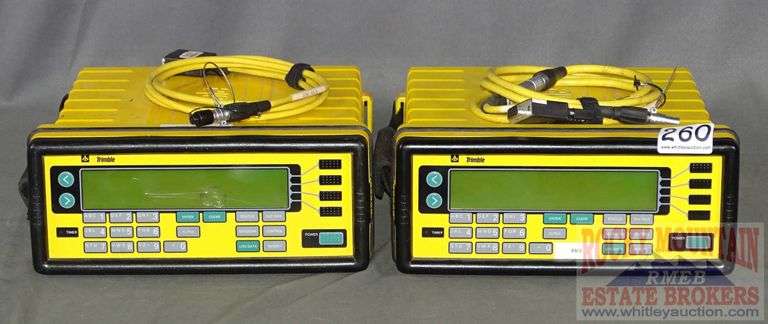 2 Trimble Navigation 4000SSi Geodetic Dual Frequency GPS Receivers. One ...
