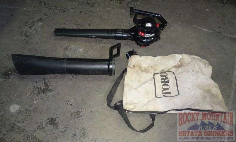 Toro Super Blower-Vac with Attachments. - Rocky Mountain Estate Brokers ...