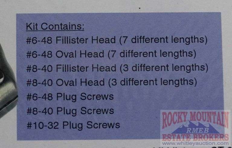 New Pachmayr 277 Piece Master Gunsmith Screw Kit. Contains commonly ...