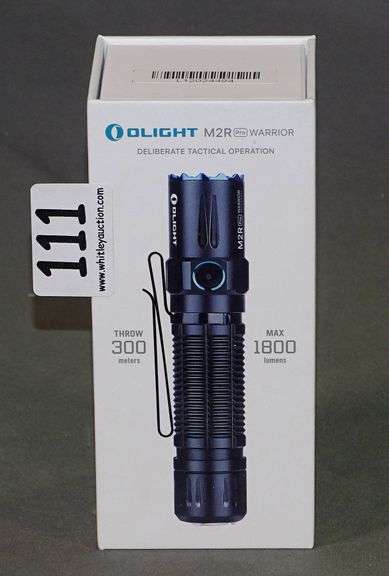 New Olight M2R Pro Warrior Flashlight. This is brand new but the box ...