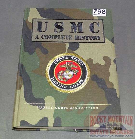 2002 "USMC-A Complete History" Hard Cover Book. - Rocky Mountain Estate ...