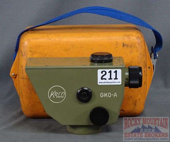 Kern GKO-A Surveyor's Level Made in Sweden with Hard Case. - Rocky ...