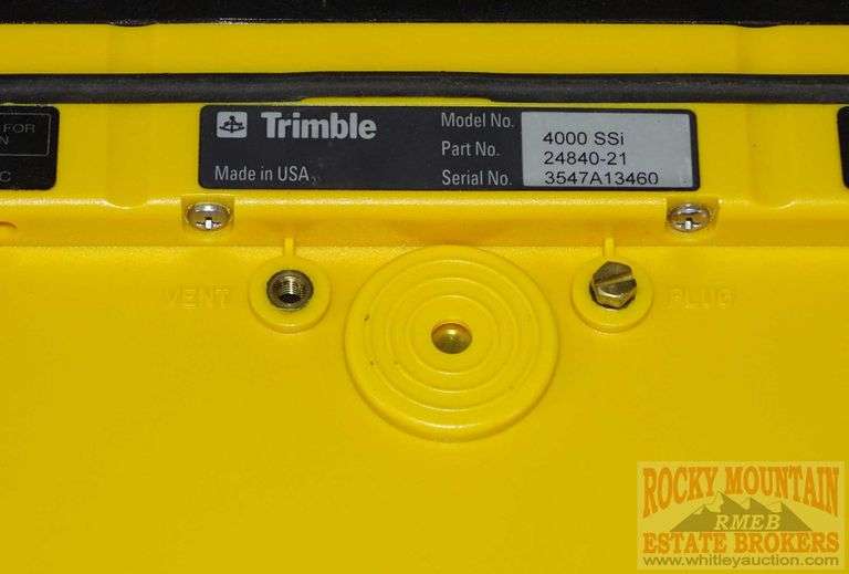 Trimble Navigation 4000SSi Geodetic Dual Frequency GPS Receiver with ...
