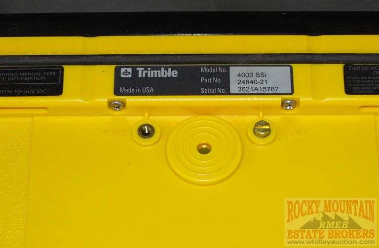 Trimble Navigation 4000SSi Geodetic Dual Frequency GPS Receiver with ...