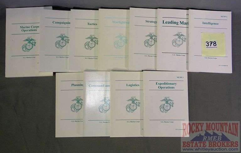 11-U.S. Marine Corps MCDP Training Books. These all appear to be from 1997. All for one money ...