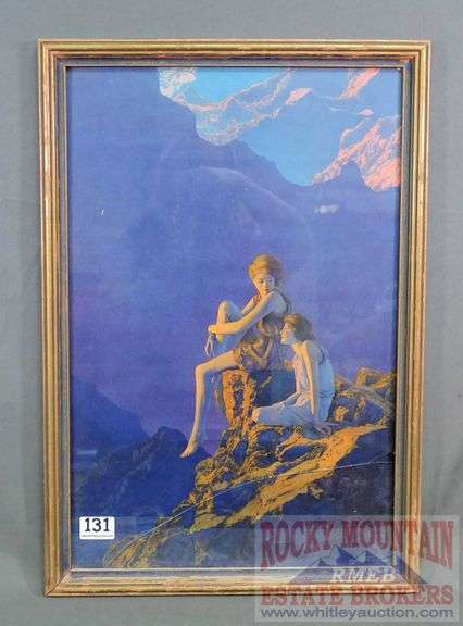 Vintage Maxfield Parrish "Contentment" Print Copyright 1927. This may ...