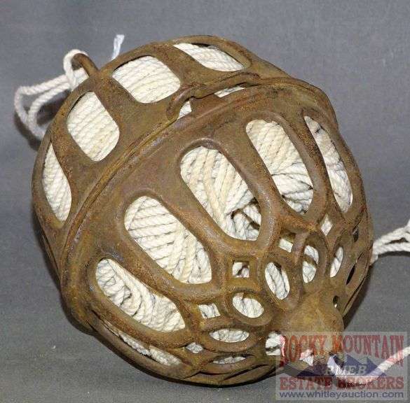 Neat Vintage Cast Iron String Holder/Dispenser. 7" High. - Rocky ...