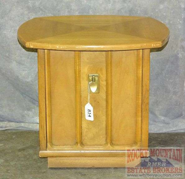 Very Nice Mid-Century Modern One Door Side Table. 21"X24"X24". - Rocky ...