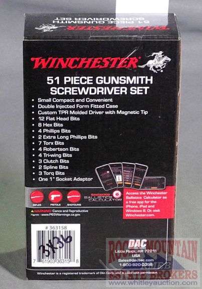 New Winchester 51 Piece Gunsmith Screwdriver Set. These are pretty nice ...