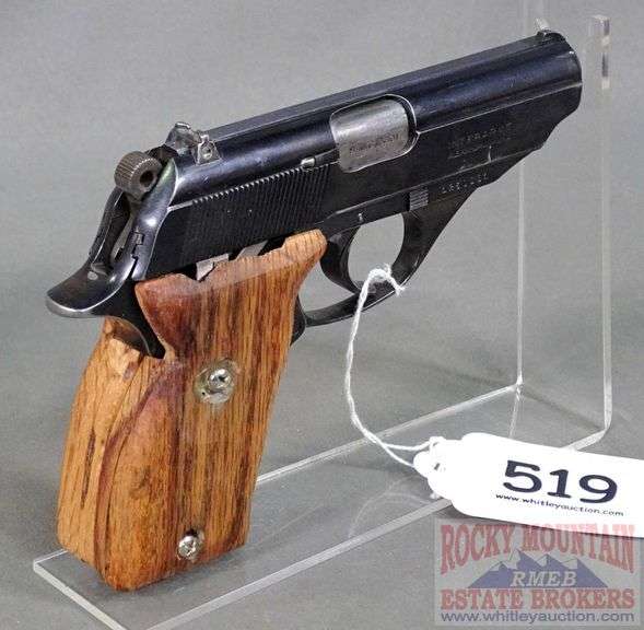 Astra Interarms Constable II 9mm Semi-Automatic Pistol with Wood Grips ...