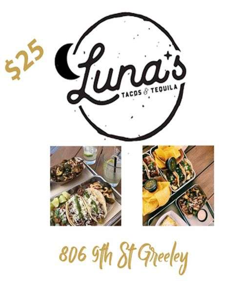Luna's Tacos $25 GC. Click through to read full description. - Rocky ...