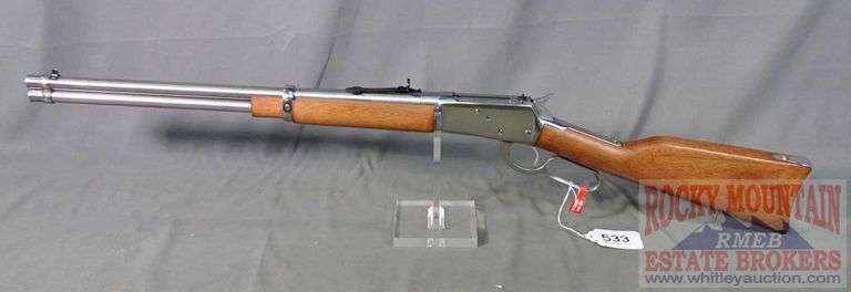 New Rossi M92 Stainless Steel .44 Mag Lever Action Rifle with 20 ...