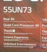 Like new LG Model 55UN7300AUD 55" Class 4K Smart Ultra HD TV with Al ...