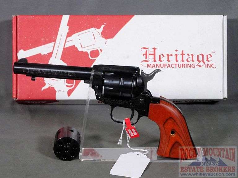 Brand new Heritage Rough Rider .22LR/WMR 6-shot Revolver with 4-3/4 ...