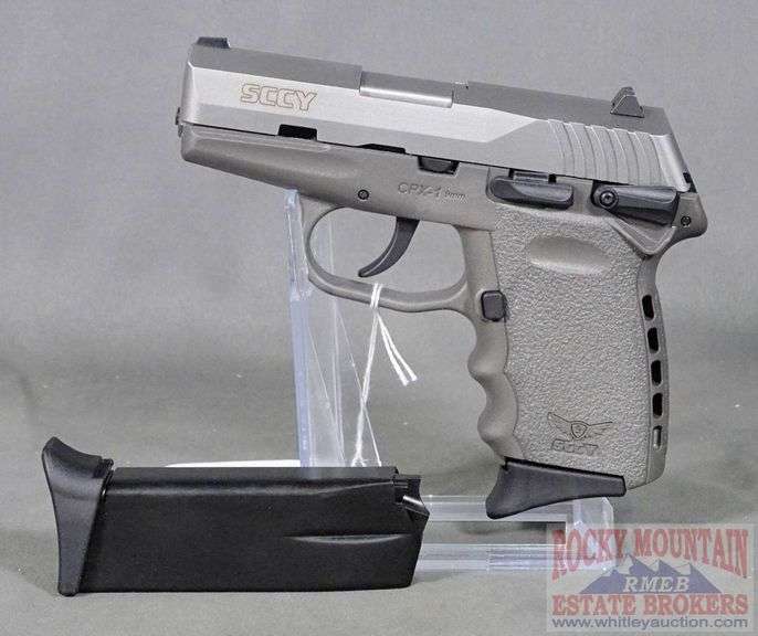 Brand new SCCY CPX1-TT sniper grey & stainless steel 9mm semi-automatic ...