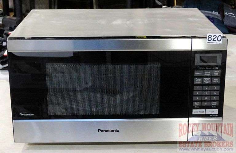 Panasonic the Genius Sensor 1250W Invertor stainless steel microwave ...
