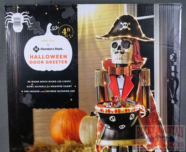Cool new Member's Mark 4' pre-lit Halloween figural door greeter with ...