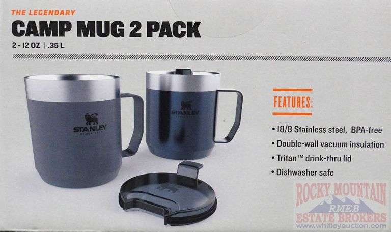 2 New Stanley 12 ounce insulated travel mugs. - Rocky Mountain Estate ...