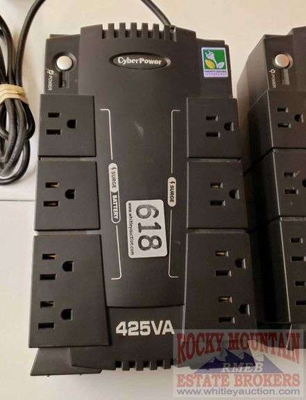 2 CyberPower 425VA UPS Systems. - Rocky Mountain Estate Brokers Inc.