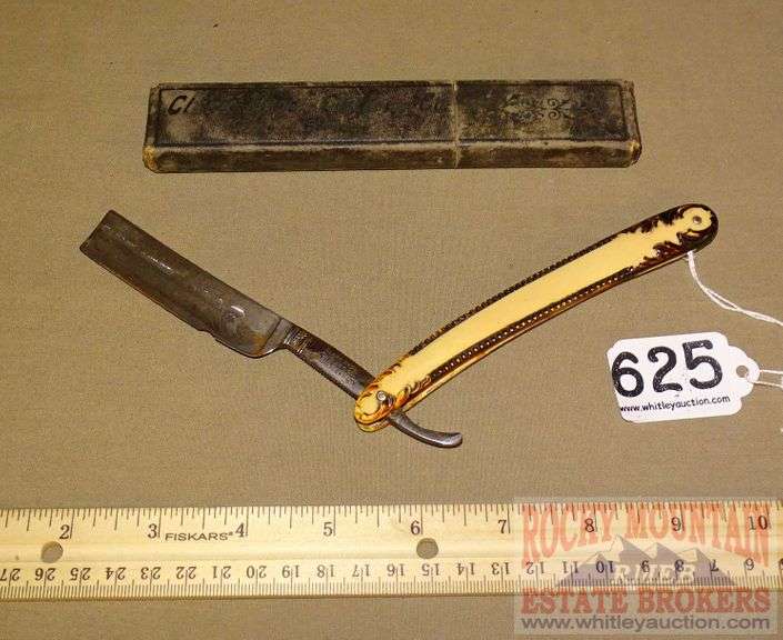 Vintage Clark Bros. Strait Razor W/ Box. - Rocky Mountain Estate ...