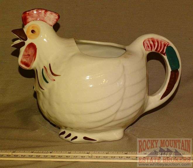 Shawnee Chanticleer Hen Pitcher, 7.5" High. - Rocky Mountain Estate ...