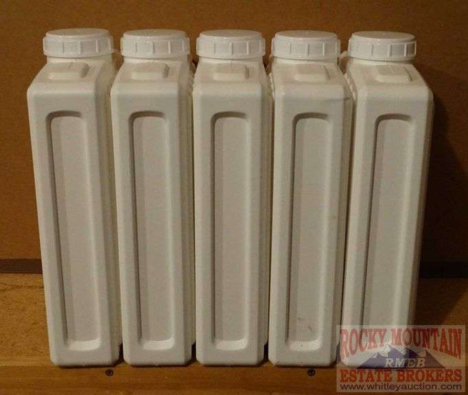 5-Lifestack 4 Liter Storage Bottles. - Rocky Mountain Estate Brokers Inc.
