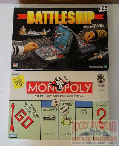 Monopoly & Battleship. - Rocky Mountain Estate Brokers Inc.