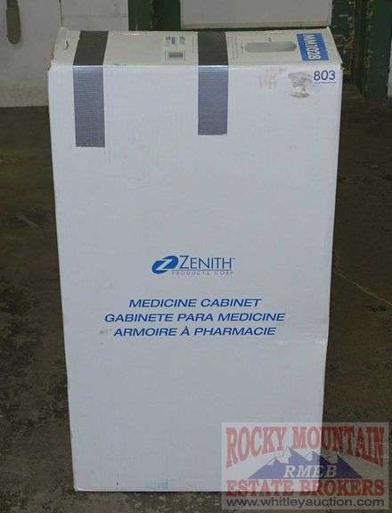 New Zenith Medicine Cabinet in Box. 30"X16". - Rocky Mountain Estate ...