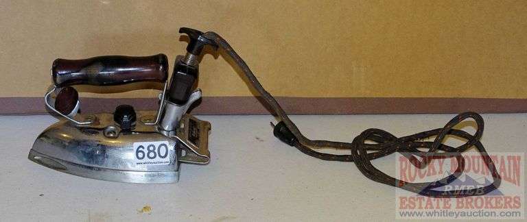 Vintage Hotpoint Electric Iron. - Rocky Mountain Estate Brokers Inc.
