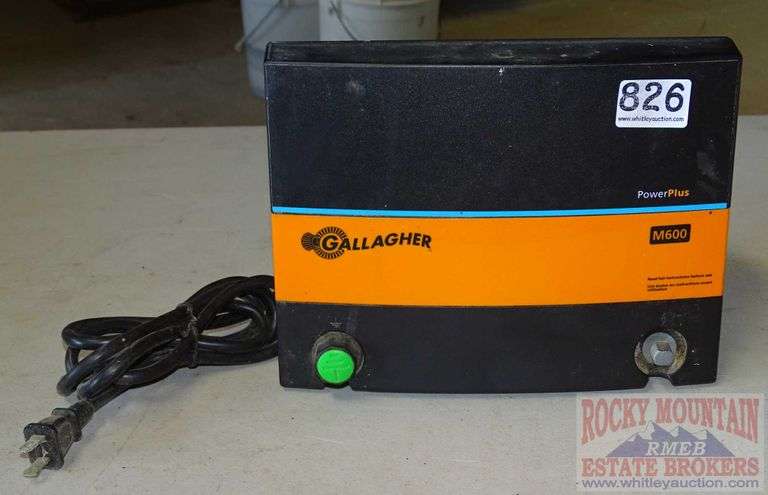 Gallagher M600 PowerPlus Fence Energizer. - Rocky Mountain Estate ...