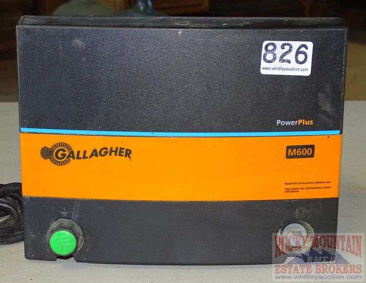 Gallagher M600 PowerPlus Fence Energizer. - Rocky Mountain Estate ...