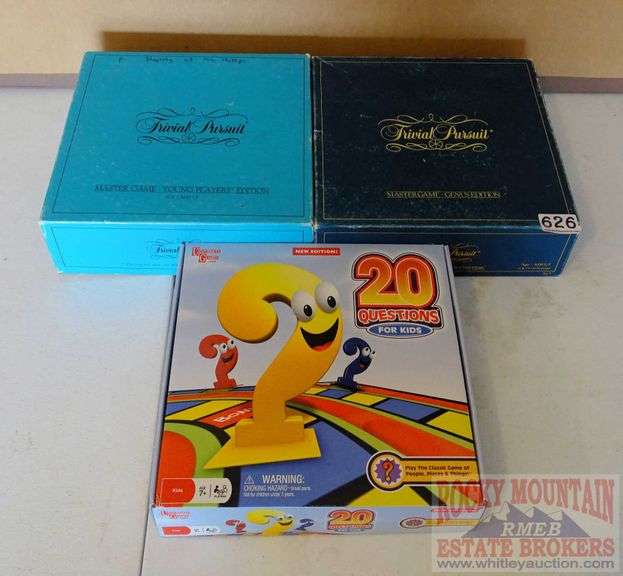 2 Trivial Pursuit Games & 20 Questions. - Rocky Mountain Estate Brokers ...