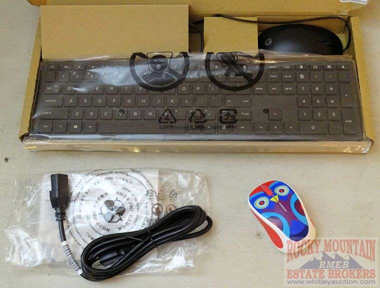 New HP Mouse & Keyboard Set & Logitech Bluetooth Mouse Complete ...