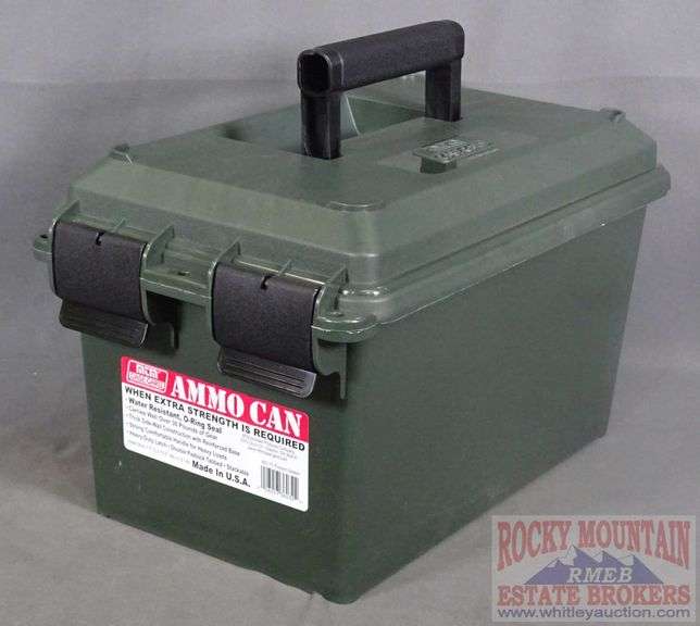 New MTM Case-Gard Large Ammo Can. - Rocky Mountain Estate Brokers Inc.