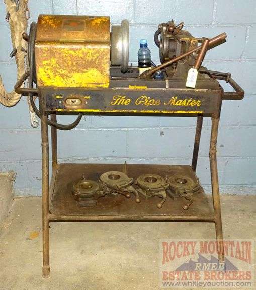 Oster The Pipe Master Power Pipe Threader W/ Several Dies. - Rocky Mountain Estate Brokers Inc.