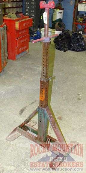 Heavy Duty Telescoping Material Stand W/ Rollers. - Rocky Mountain ...