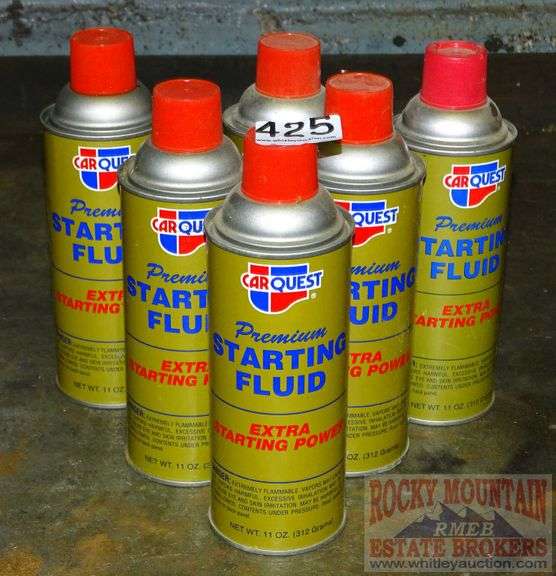 6 New 11 Ounce Cans of Car Quest Premium Starting Fluid. All for one ...
