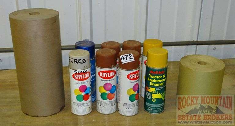 Masking Paper, Sanding Primer, Tractor & Implement Enamel & More. All ...