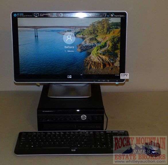 HP Slimline 270 Computer with Windows 10, 8 GB of Ram, AMD Processor ...