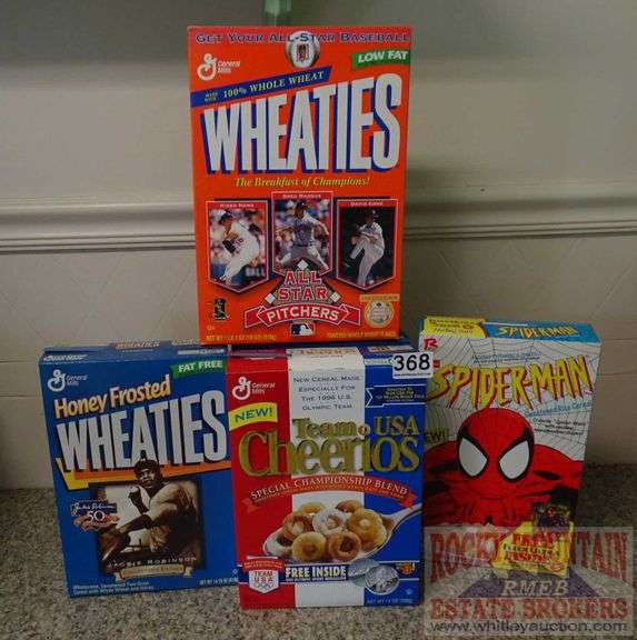 4 Special Edition Cereal Boxes. All for one money. - Rocky Mountain ...