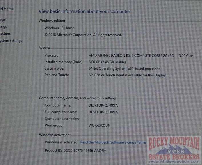 HP Slimline 270 Computer with Windows 10, 8 GB of Ram, AMD Processor ...