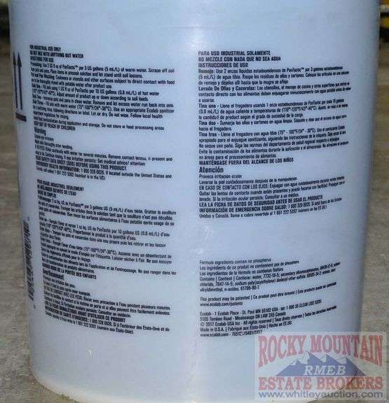 New 5 gallon bucket of Ecolab Pantastic concentrated pot & pan ...
